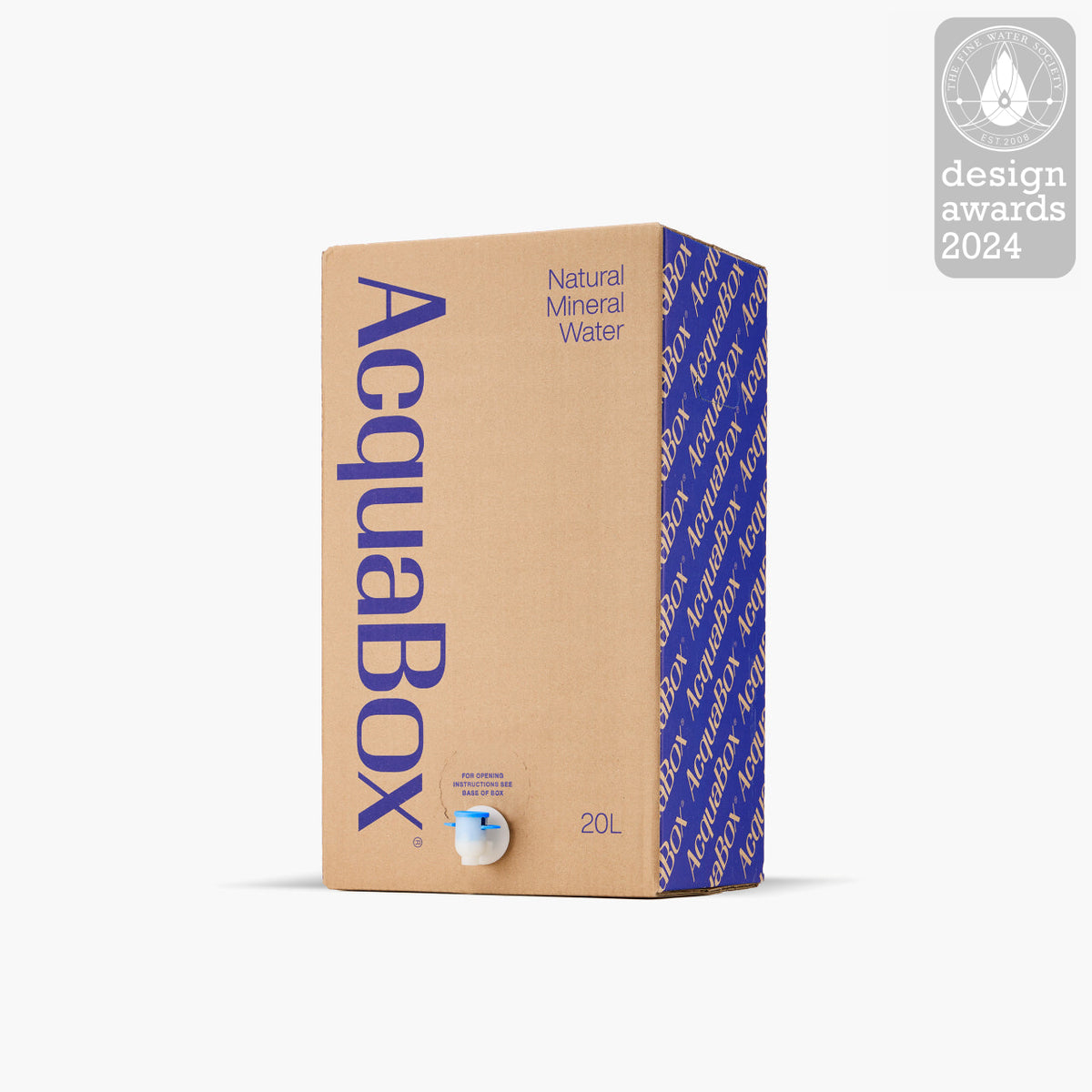 AcquaBox 20L Mineral Water Bag-in-Box with Tap By Mountain Falls ...